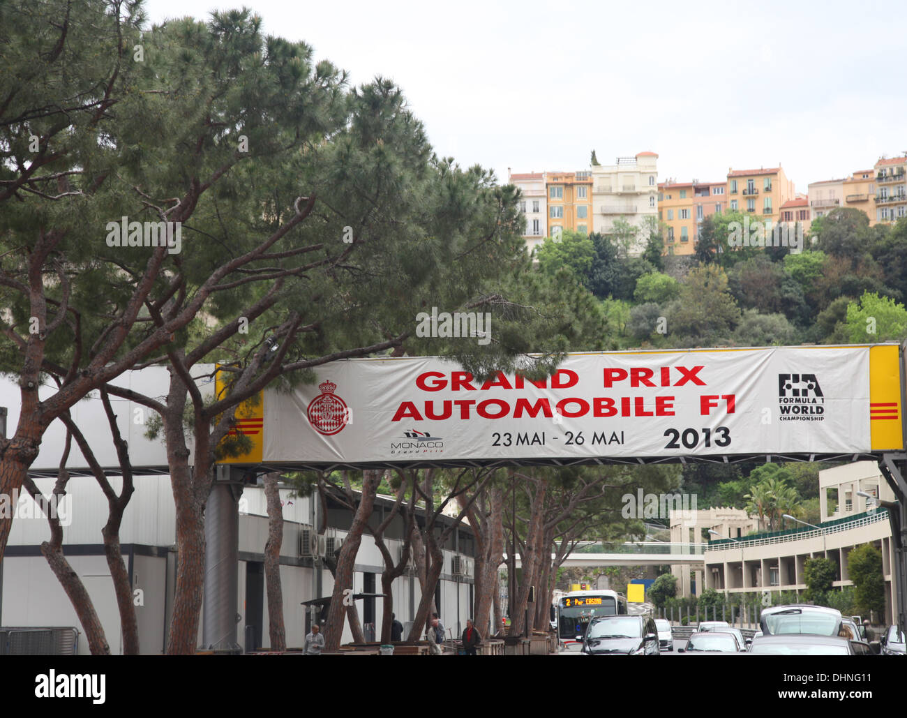 Start finish straight Monaco Grand Prix Stock Photo - Alamy