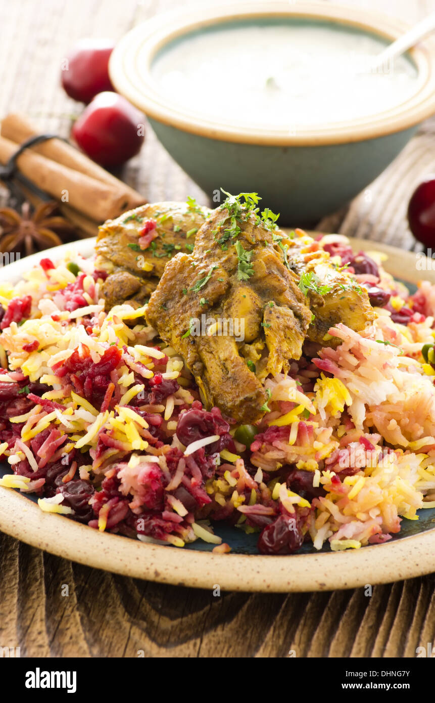 Saffron chicken hi-res stock photography and images - Alamy