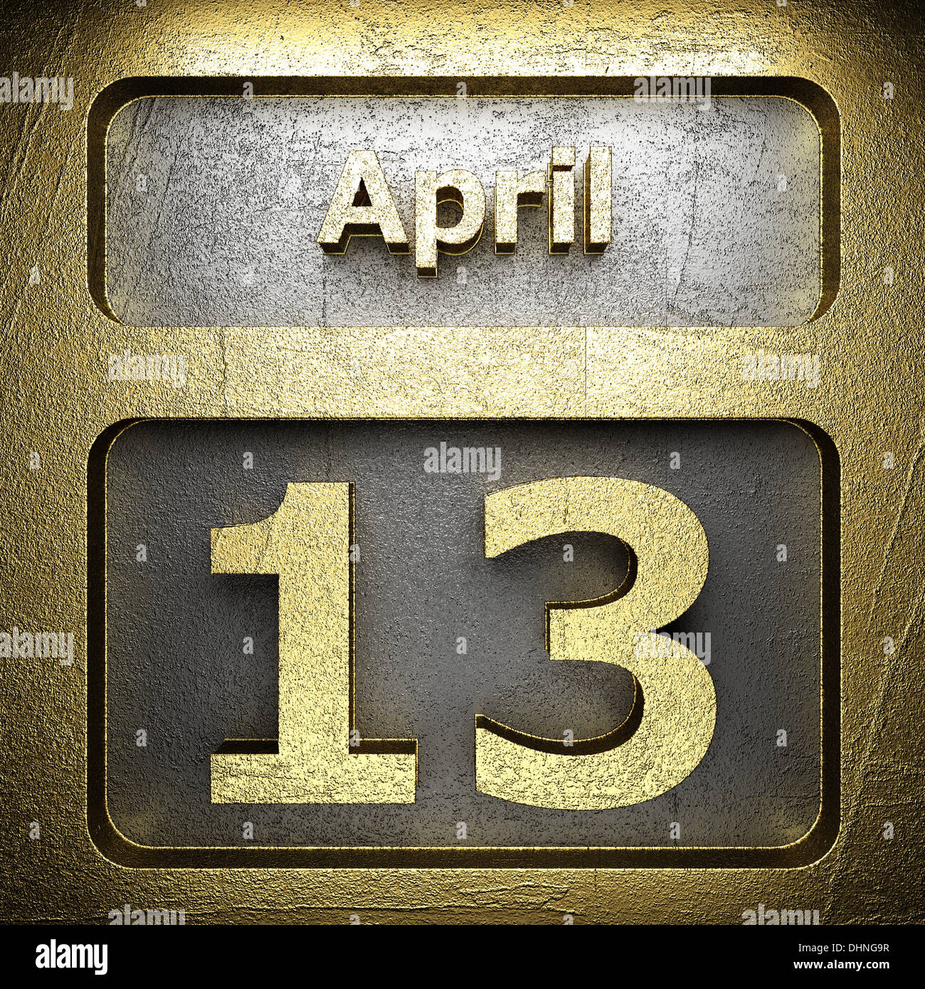 April 13 calendar hi-res stock photography and images - Alamy