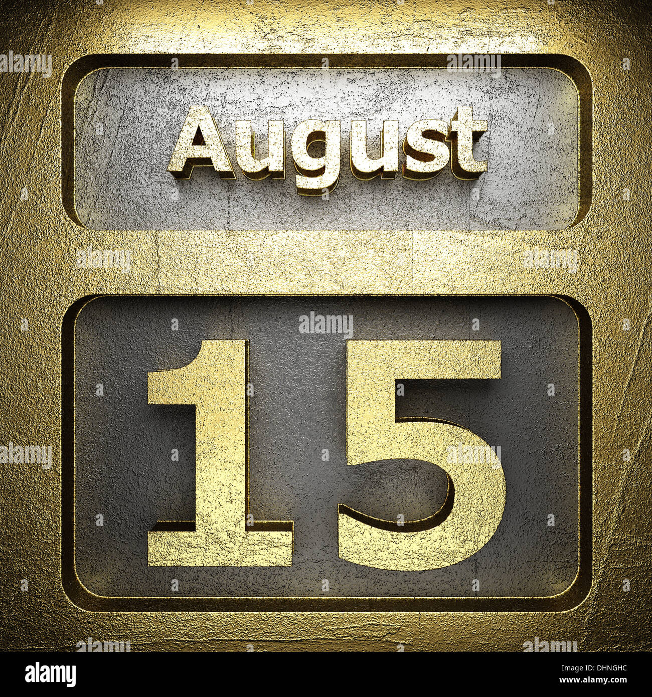 15 august calendar hi-res stock photography and images - Alamy
