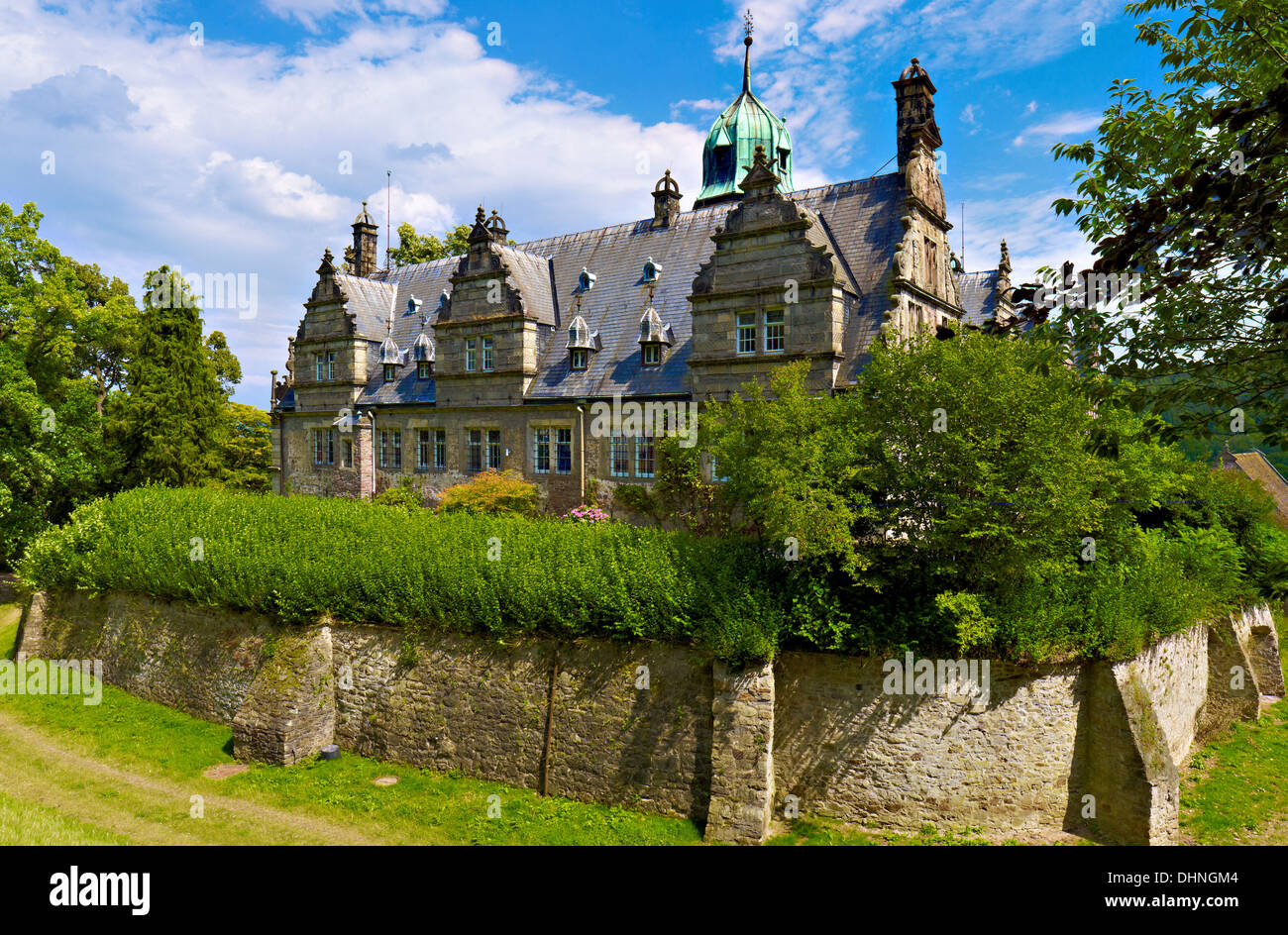 Hämelschenburg Castle, Emmerthal, Weser Uplands, Germany Stock Photo ...