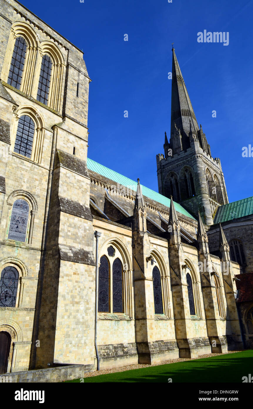 Chichester cathedral roof hi-res stock photography and images - Alamy