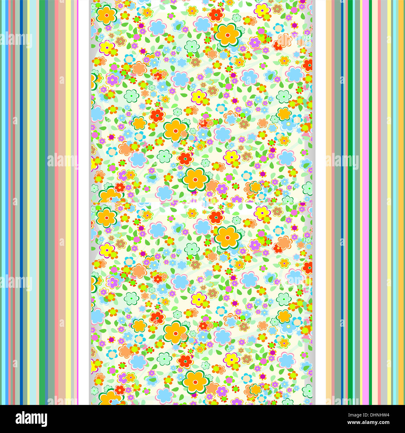 flower wallpaper. retro vintage background Stock Photo - Alamy