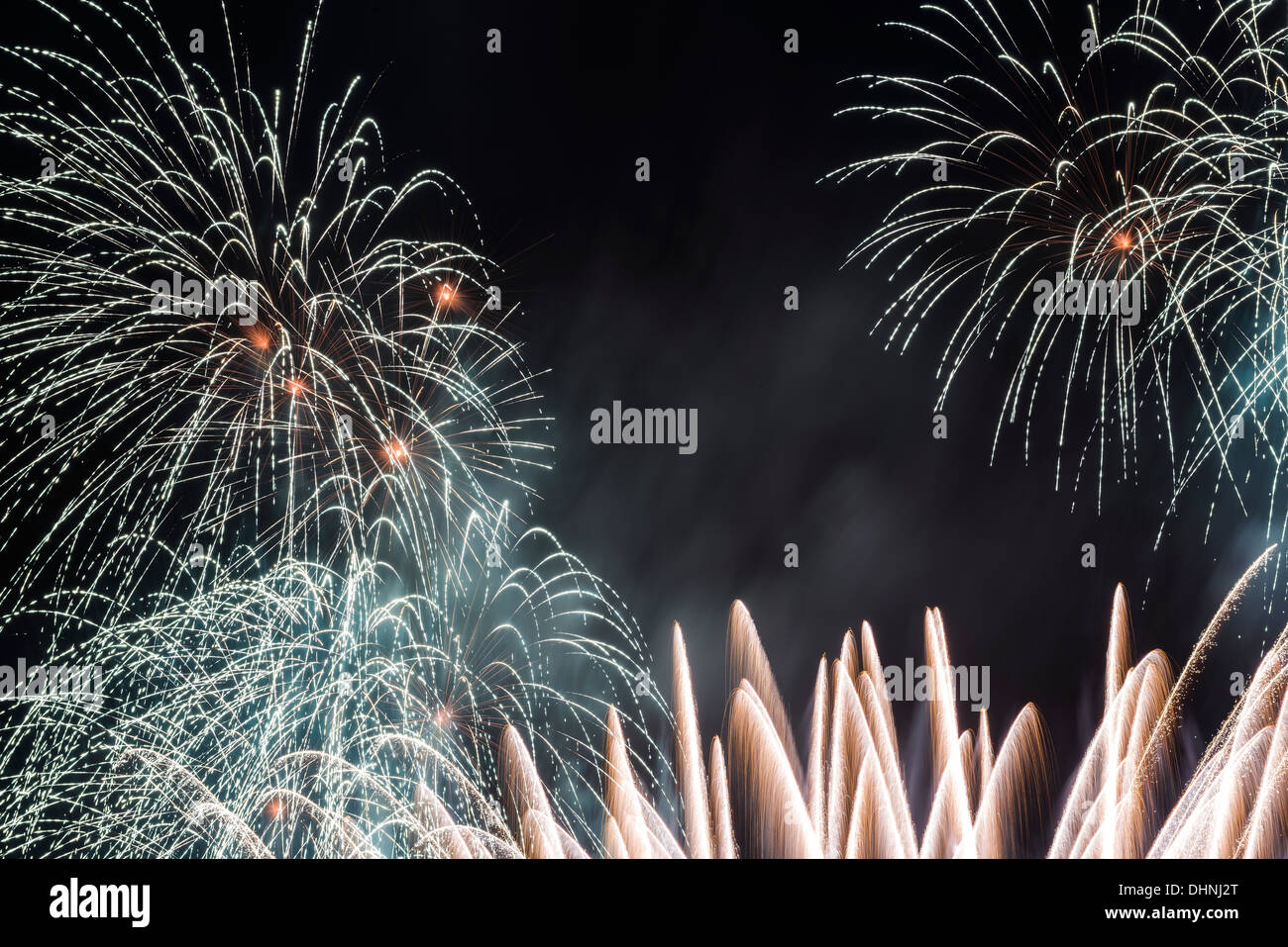 Lord Mayor's fireworks display in London UK Stock Photo - Alamy