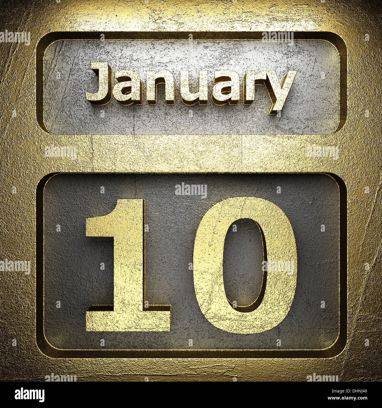 10 january calendar hi-res stock photography and images - Alamy