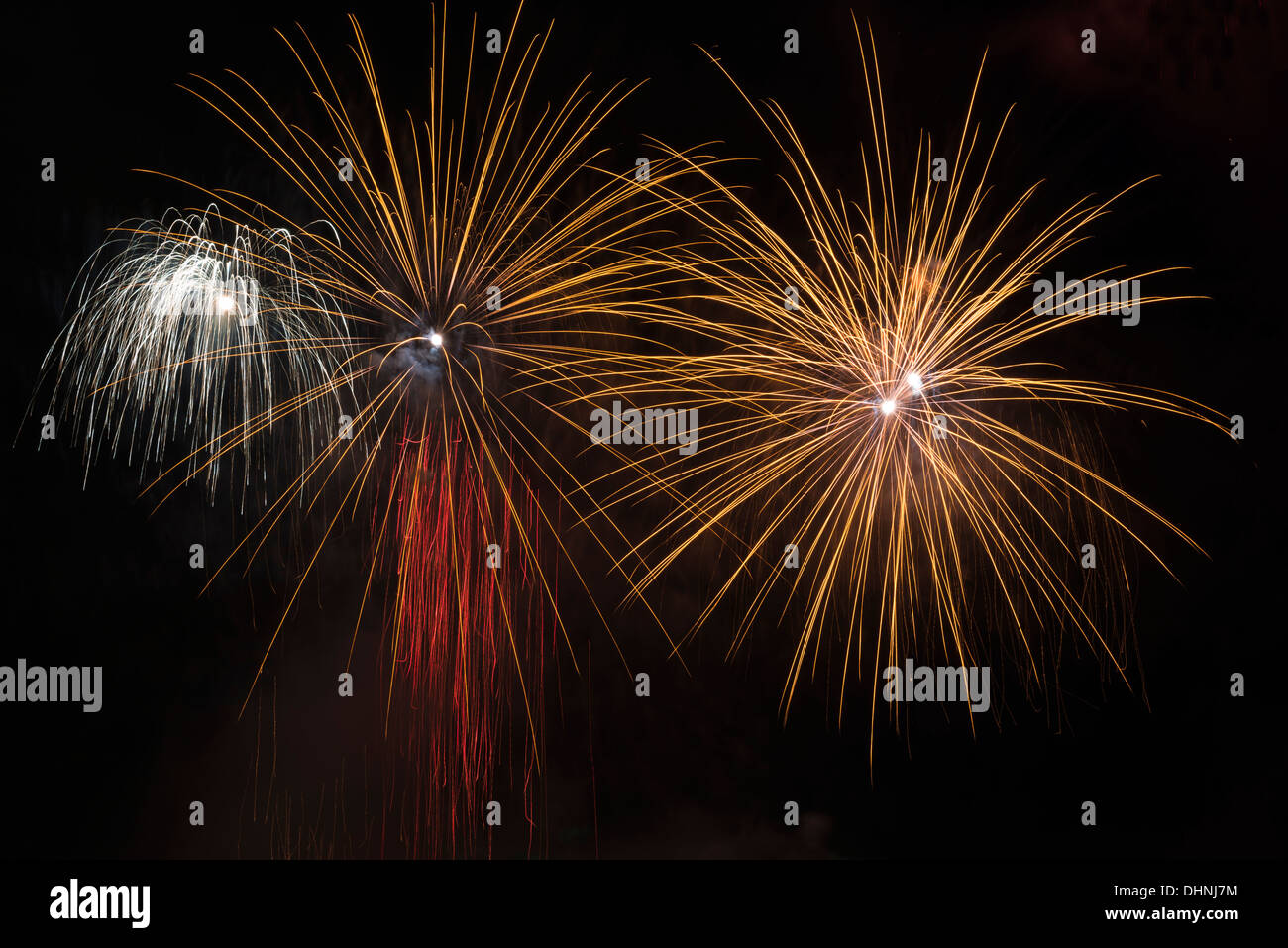 Lord Mayor's fireworks display in London UK Stock Photo - Alamy