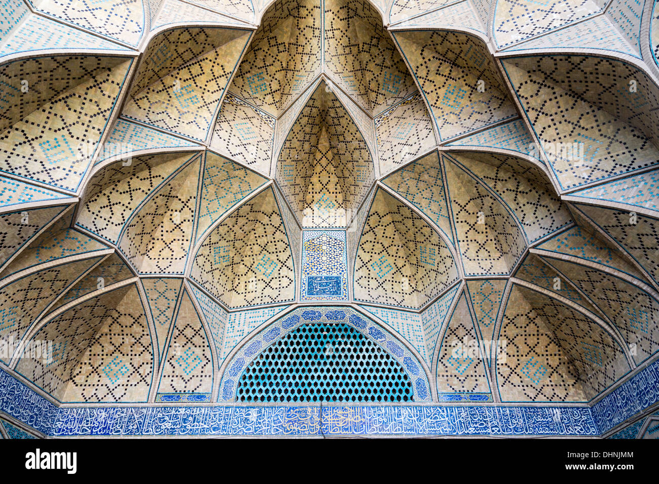 interior of west iwan, Friday mosque, Isfahan, Iran Stock Photo - Alamy