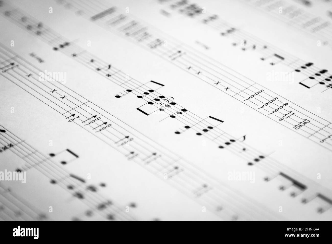 Music and tab Stock Photo - Alamy