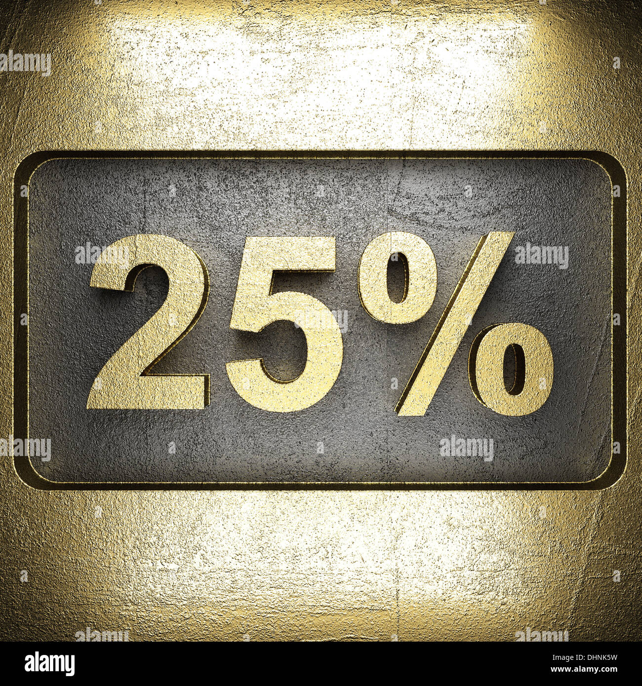 golden sign on steel Stock Photo - Alamy