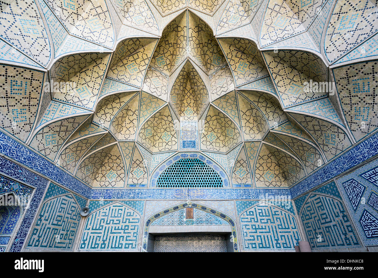 interior of west iwan, Friday mosque, Isfahan, Iran Stock Photo - Alamy