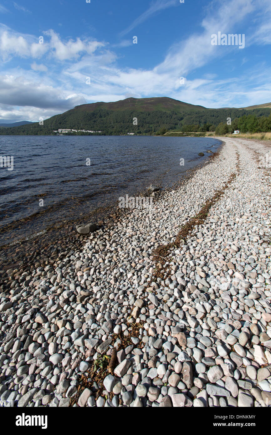 Loch Rannoch, Scotland. Picturesque view from the east shore of Loch ...