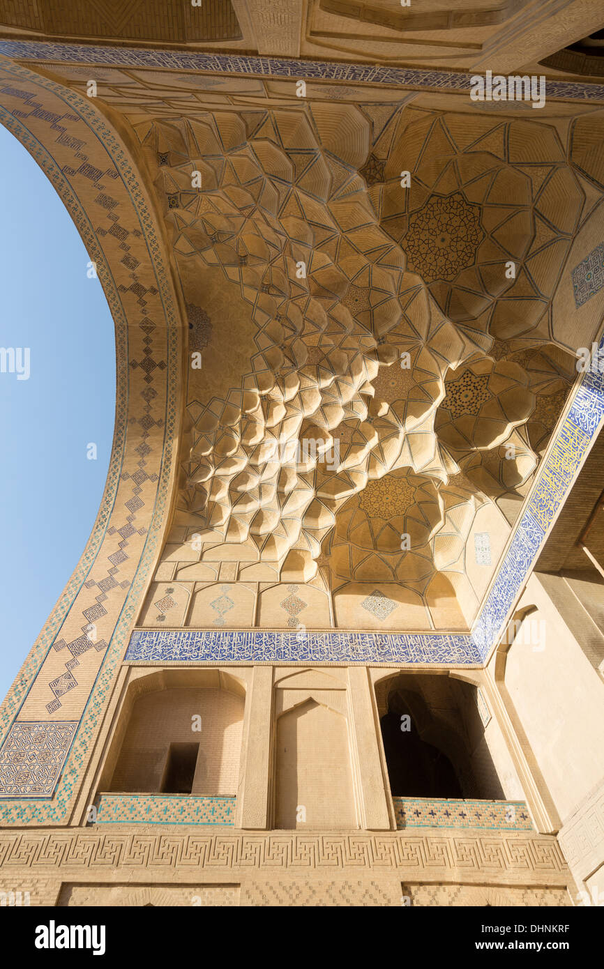 interior of east iwan, Isfahan Friday Mosque, Iran Stock Photo - Alamy