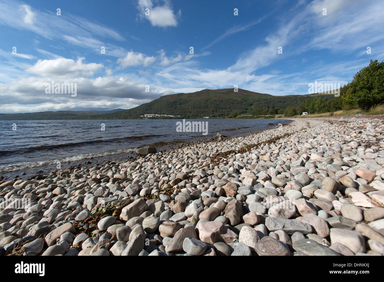 Loch Rannoch, Scotland. Picturesque view from the east shore of Loch ...