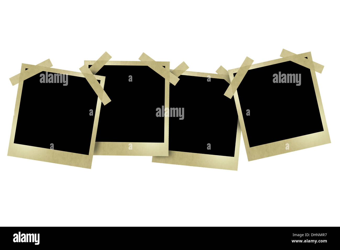 Ppolaroid style photo frames Stock Photo - Alamy