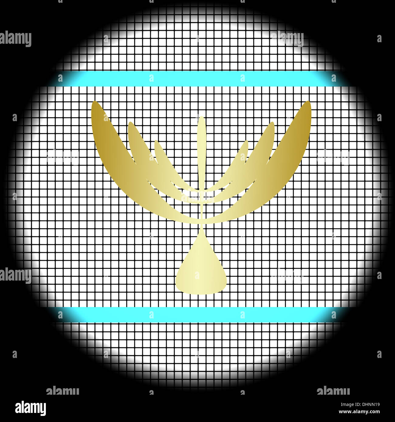 Menorah flag hi-res stock photography and images - Alamy