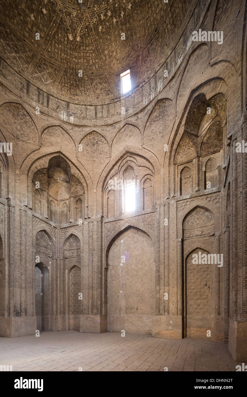 dome chamber of Taj al-Mulk, Isfahan Friday Mosque, Iran Stock Photo ...