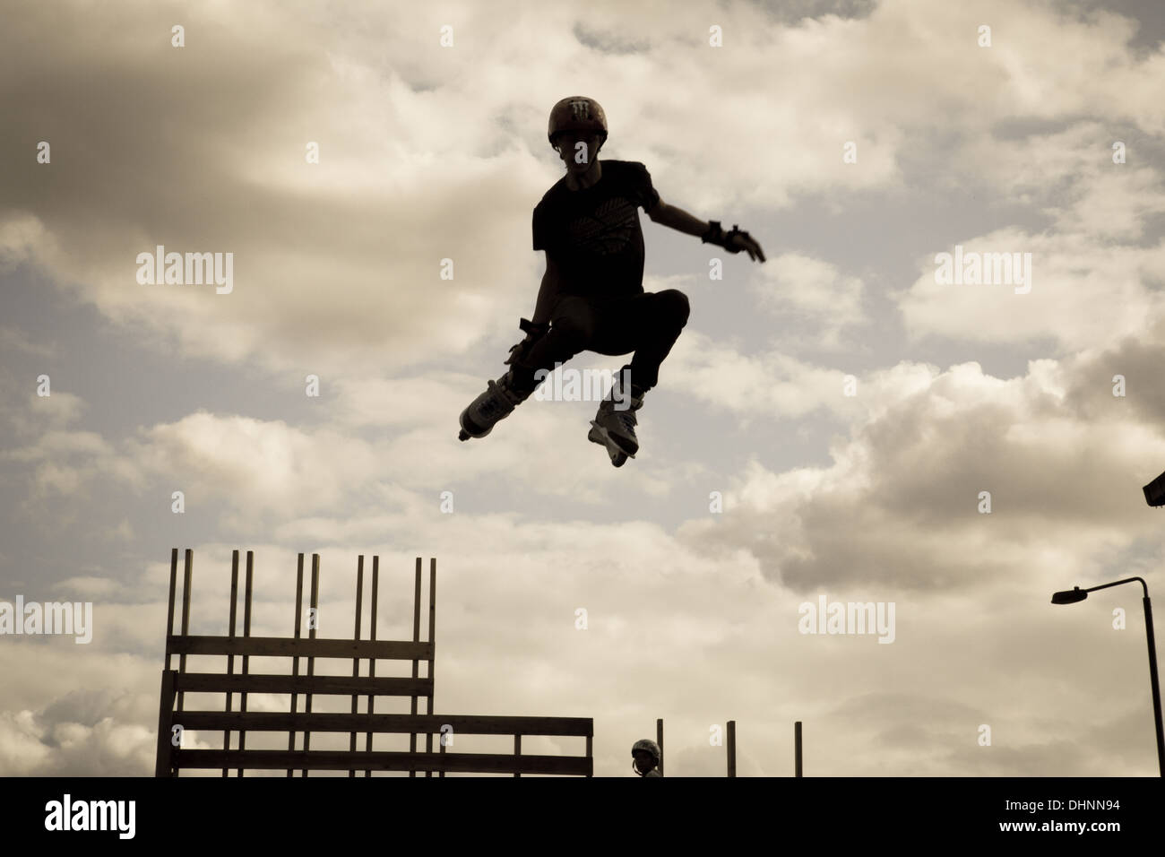 Roller jumping hi-res stock photography and images - Alamy