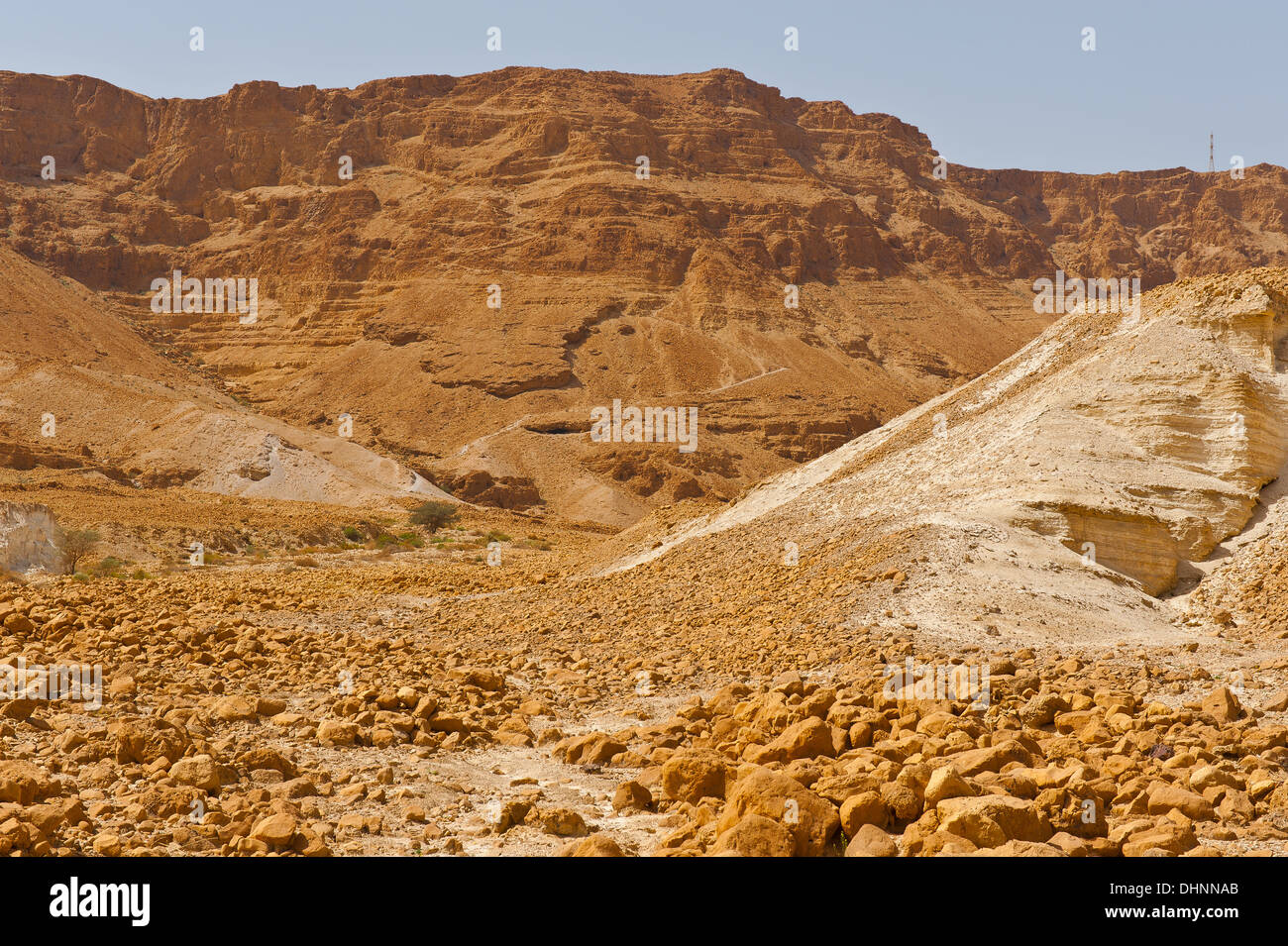 Canyon in Desert Stock Photo - Alamy