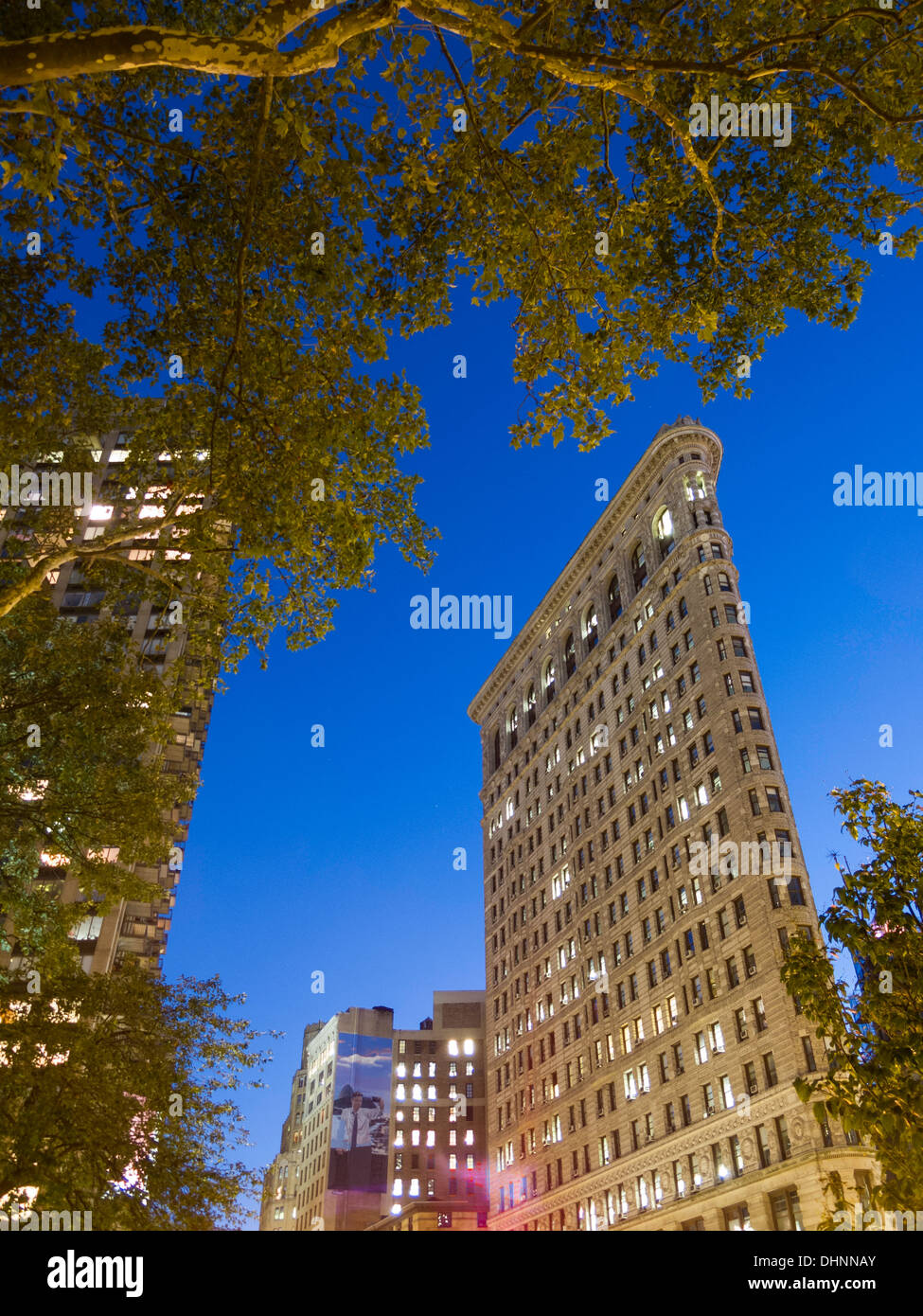 Flatiron building at dusk hi-res stock photography and images - Alamy