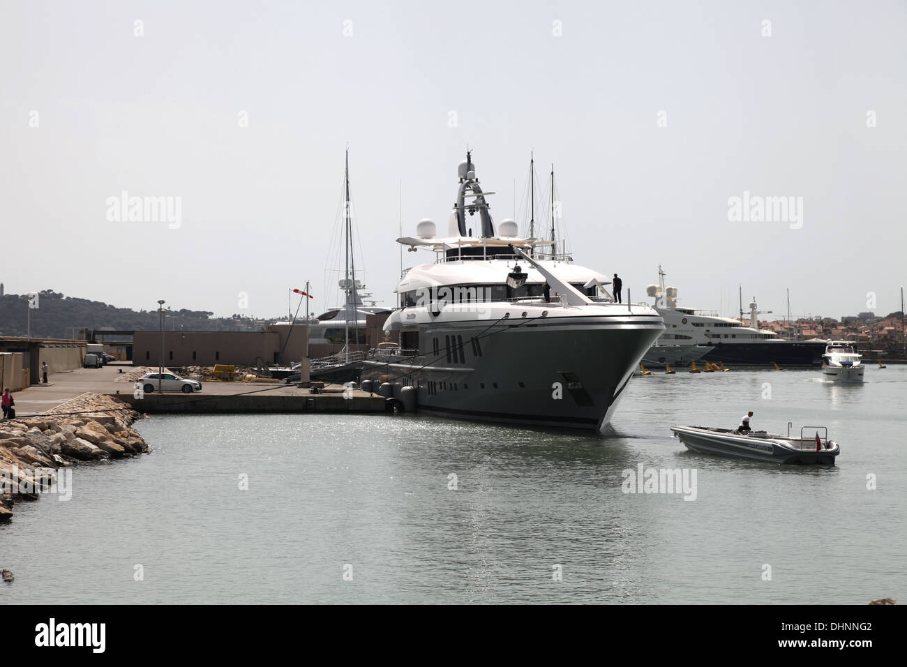 Yacht Mogambo, Antibes Stock Photo - Alamy