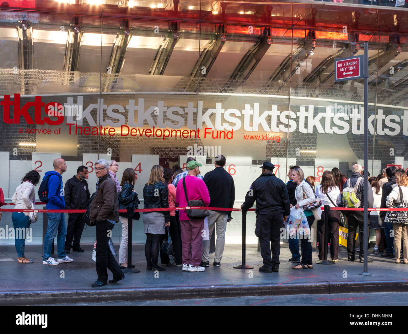 Tkts Discount Broadway Tickets, Duffy Square, Times Square, NYC Stock ...