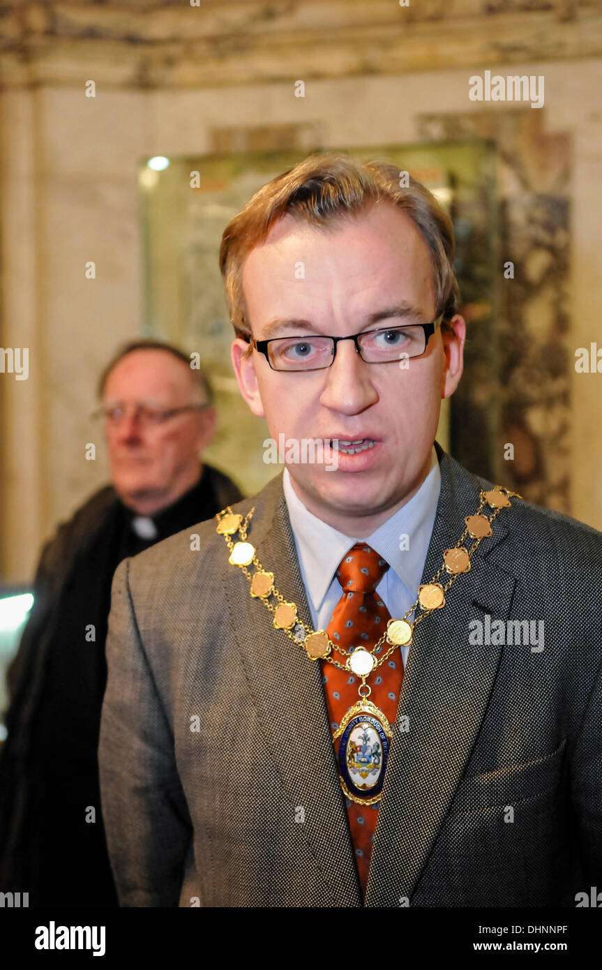 Belfast, Northern Ireland, UK. 13th Nov 2013. Deputy Lord Mayor ...