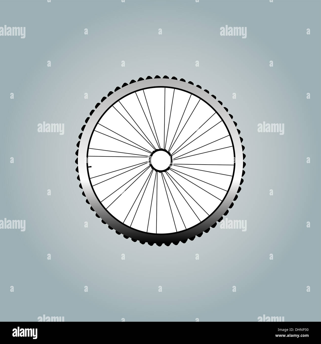 Bicycle Wheel Symbol Stock Photo - Alamy