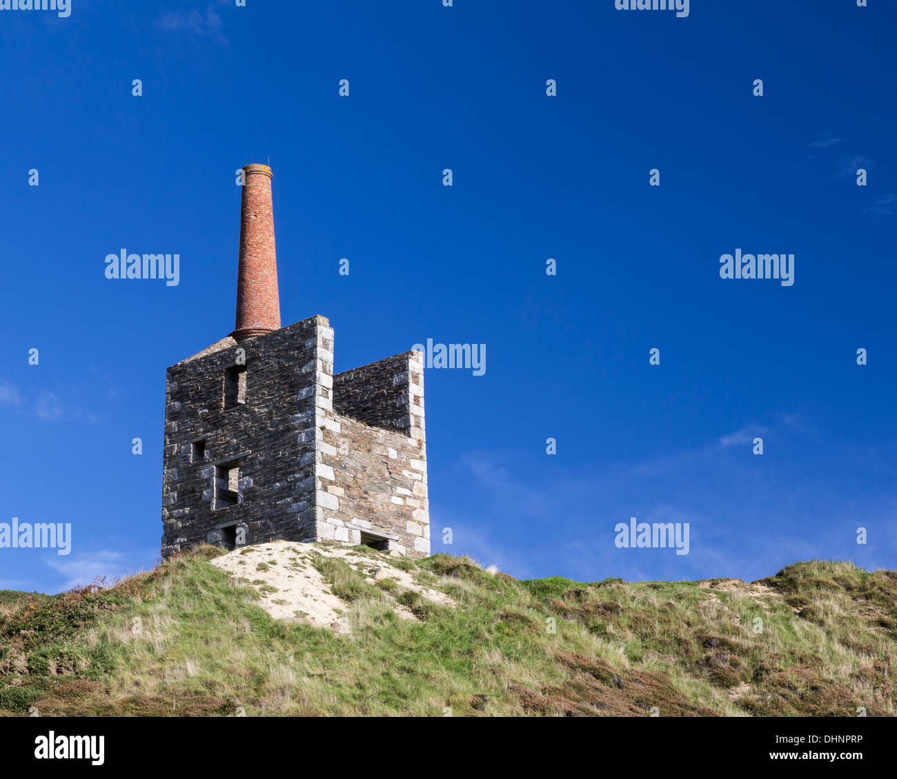 Wheal Prosper Engine House at Rinsey Cornwall England part of the ...