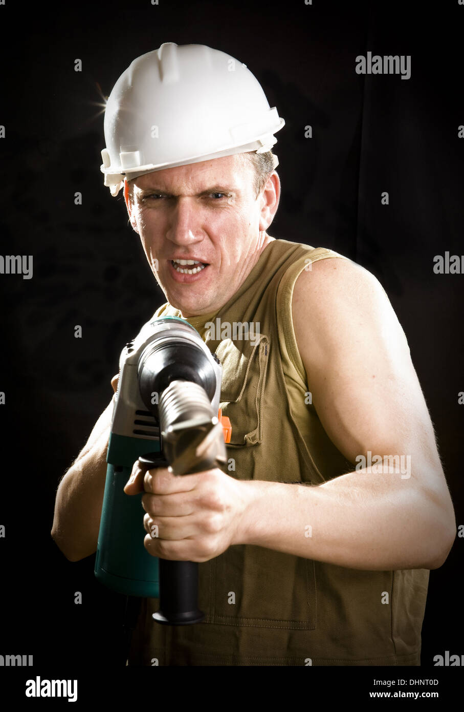 Builder helmet hi-res stock photography and images - Alamy