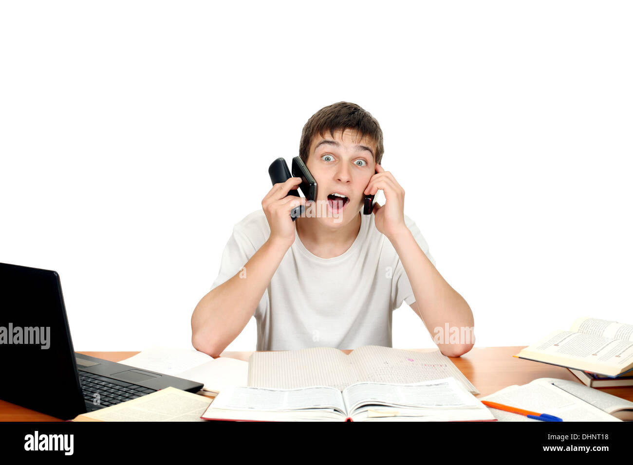 Many phones hi-res stock photography and images - Alamy