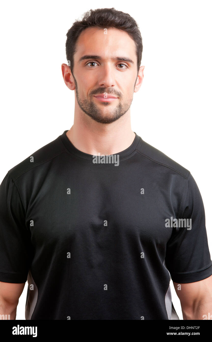 Personal Trainer smiling, isolated in white Stock Photo - Alamy