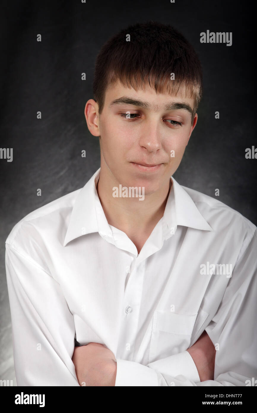 Young man head thinking hi-res stock photography and images - Alamy