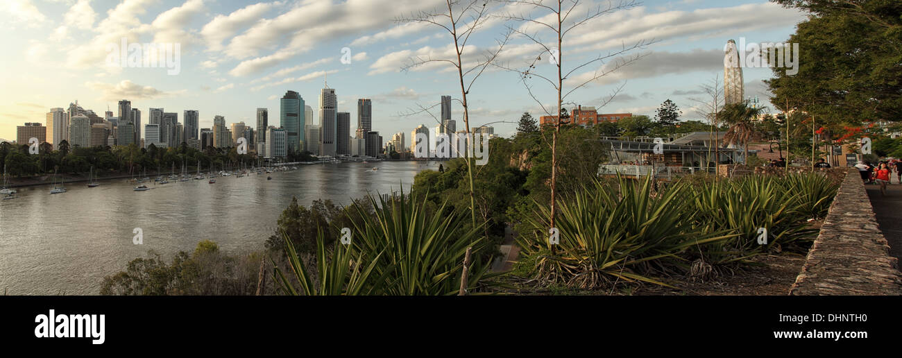 Brisbane from the Kangaroo Point cliffs Stock Photo - Alamy