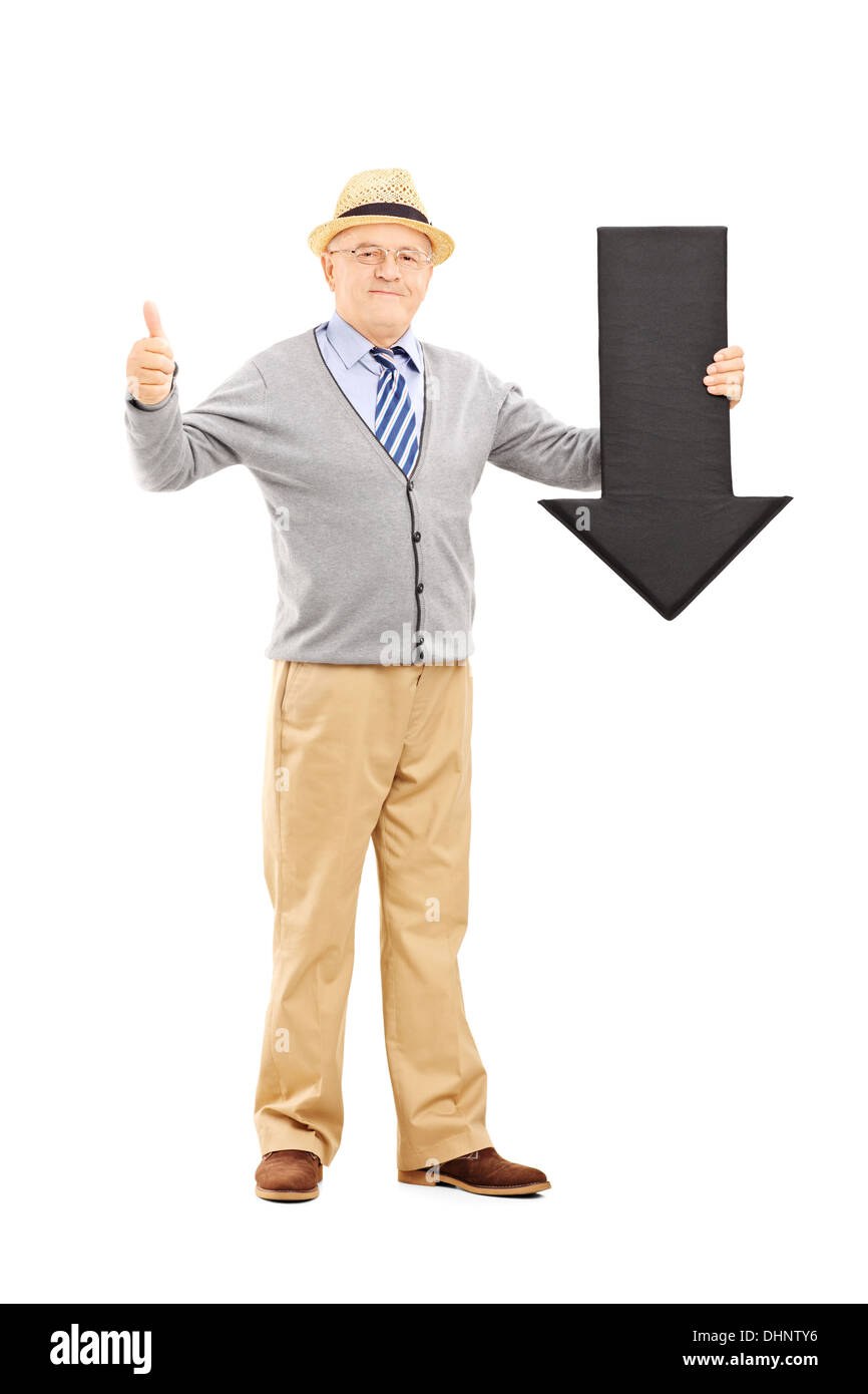 Black Arrow Pointing Down