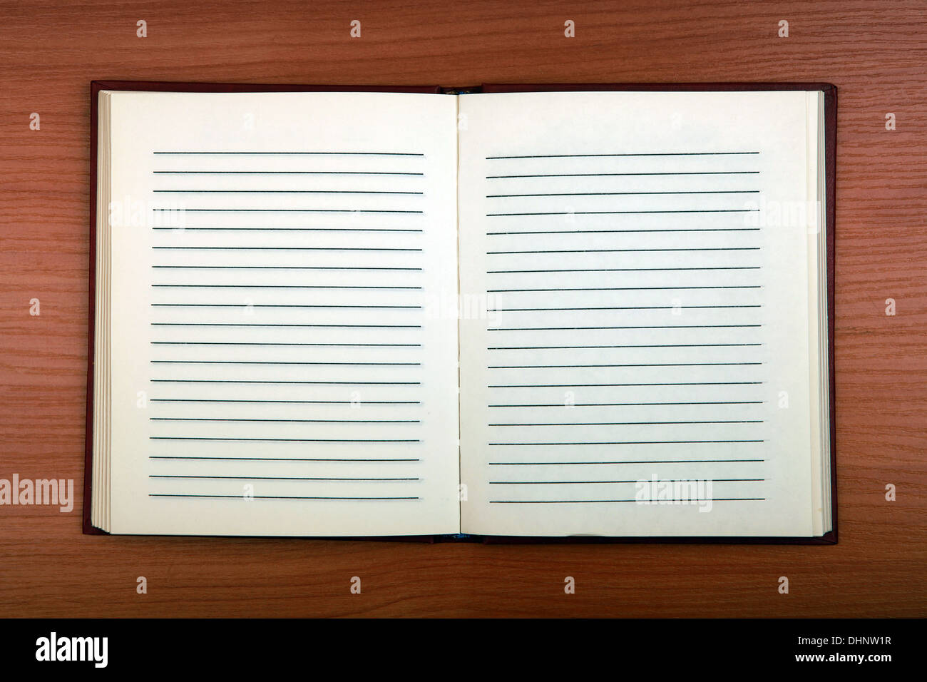 Blank Writing Pad Stock Photo - Alamy