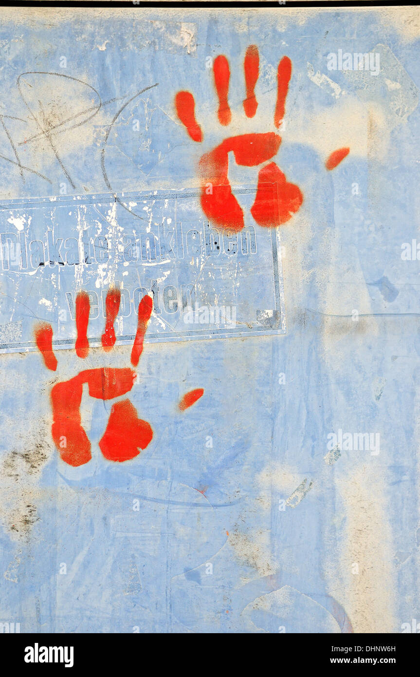 hands in red Stock Photo - Alamy