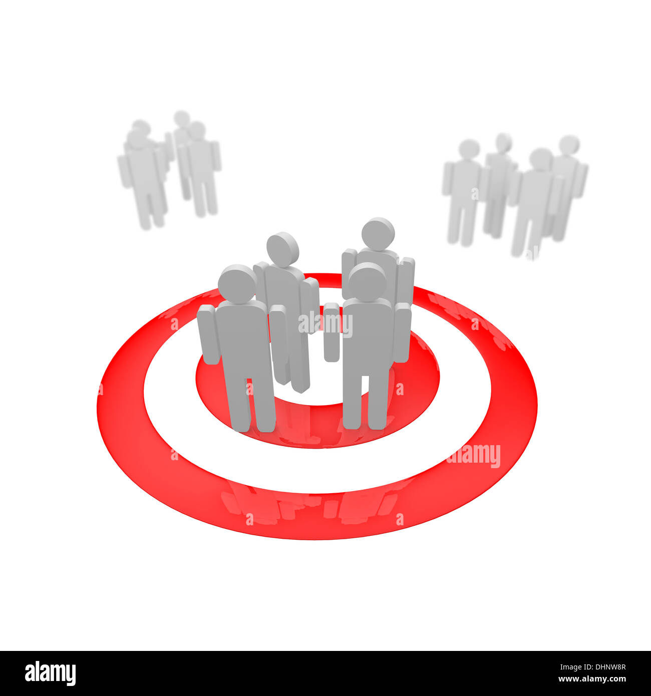 Group meeting gathering Cut Out Stock Images & Pictures - Alamy