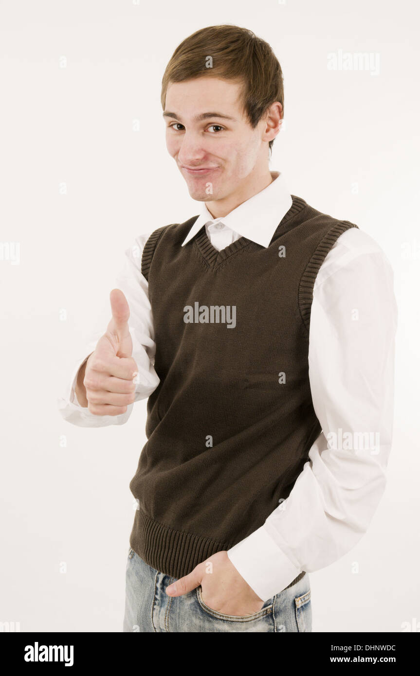 Satisfied Face High Resolution Stock Photography and Images - Alamy