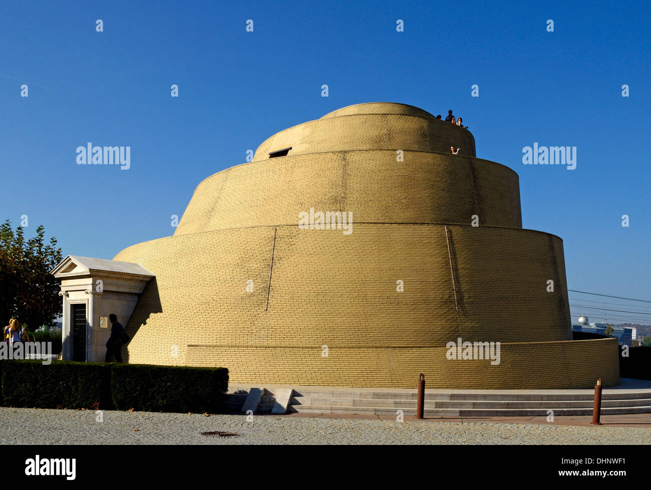 Central Europe Hungary Budapest Modern Ziggurat, galery of the ...