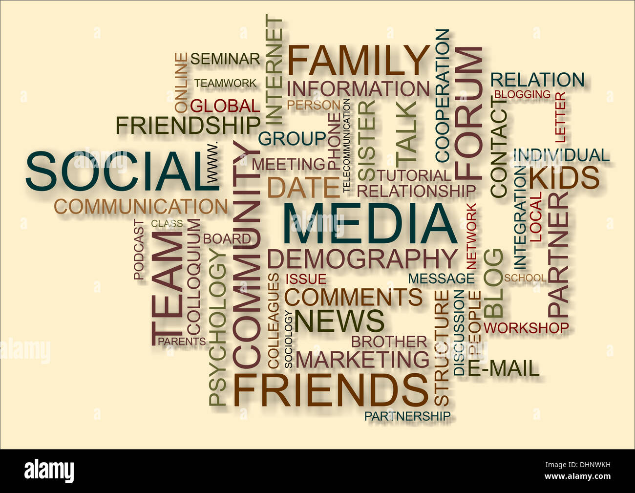 Word cloud words hi-res stock photography and images - Alamy