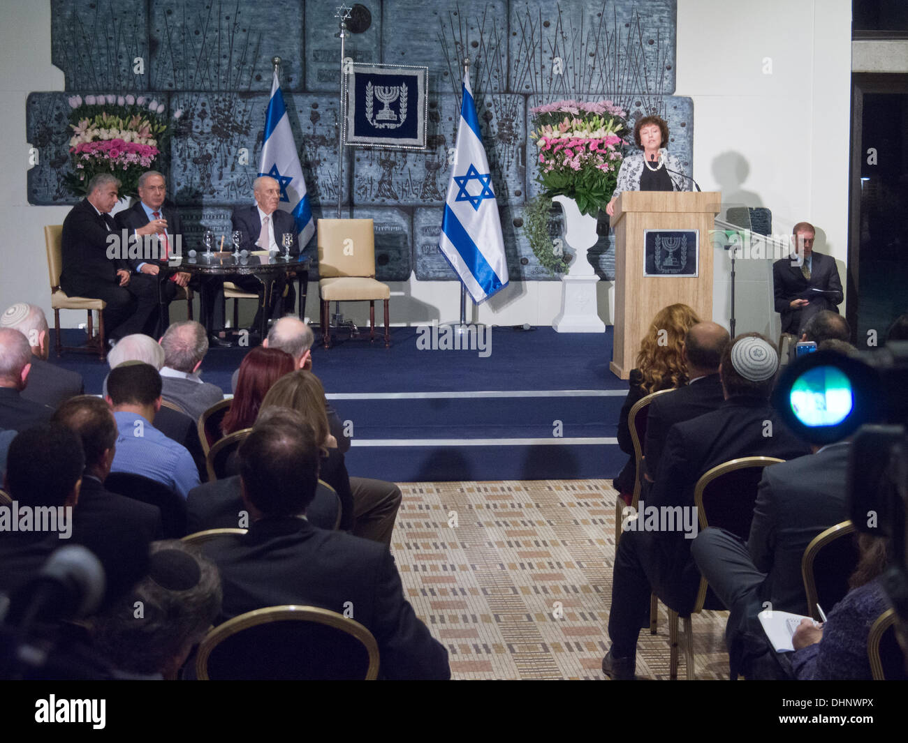 Jerusalem, Israel . 13th Nov, 2013. The new Governor of the Bank of ...