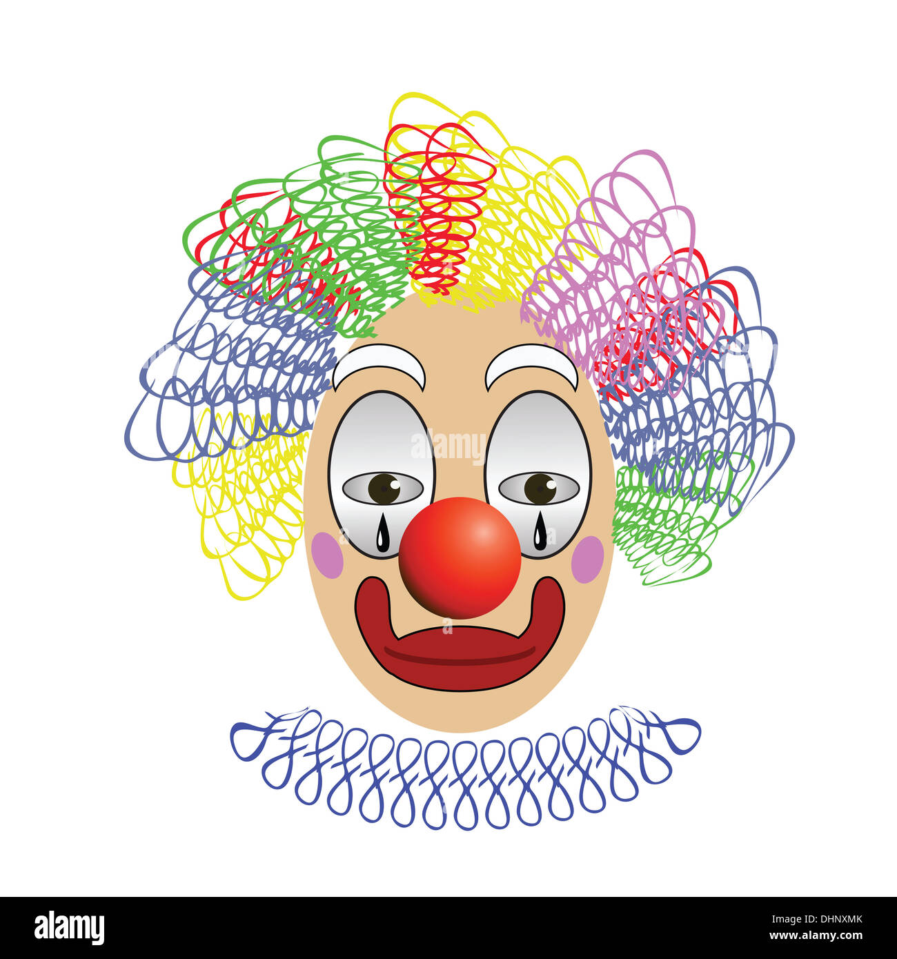 Black clown Cut Out Stock Images & Pictures - Alamy