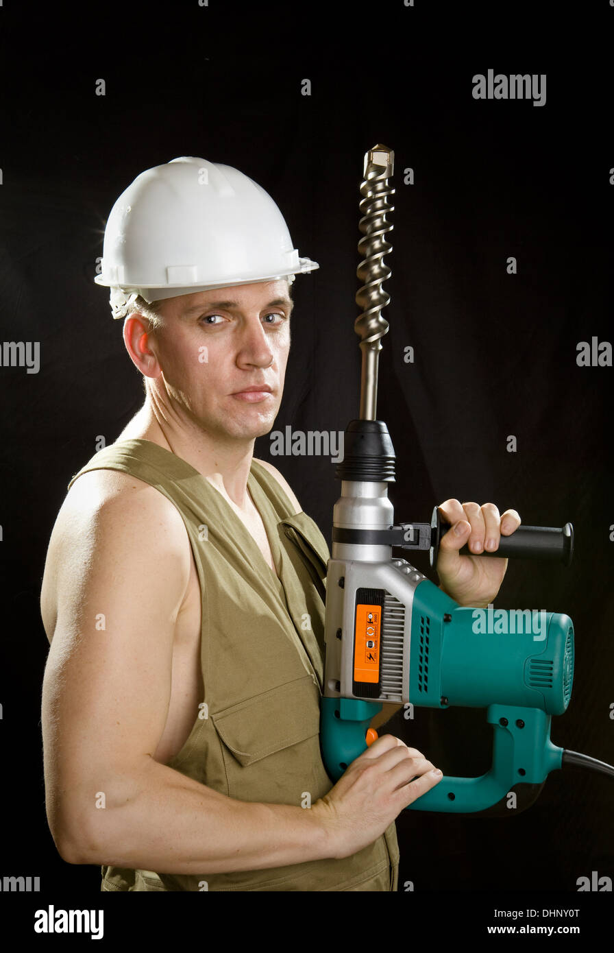 Builder helmet hi-res stock photography and images - Alamy