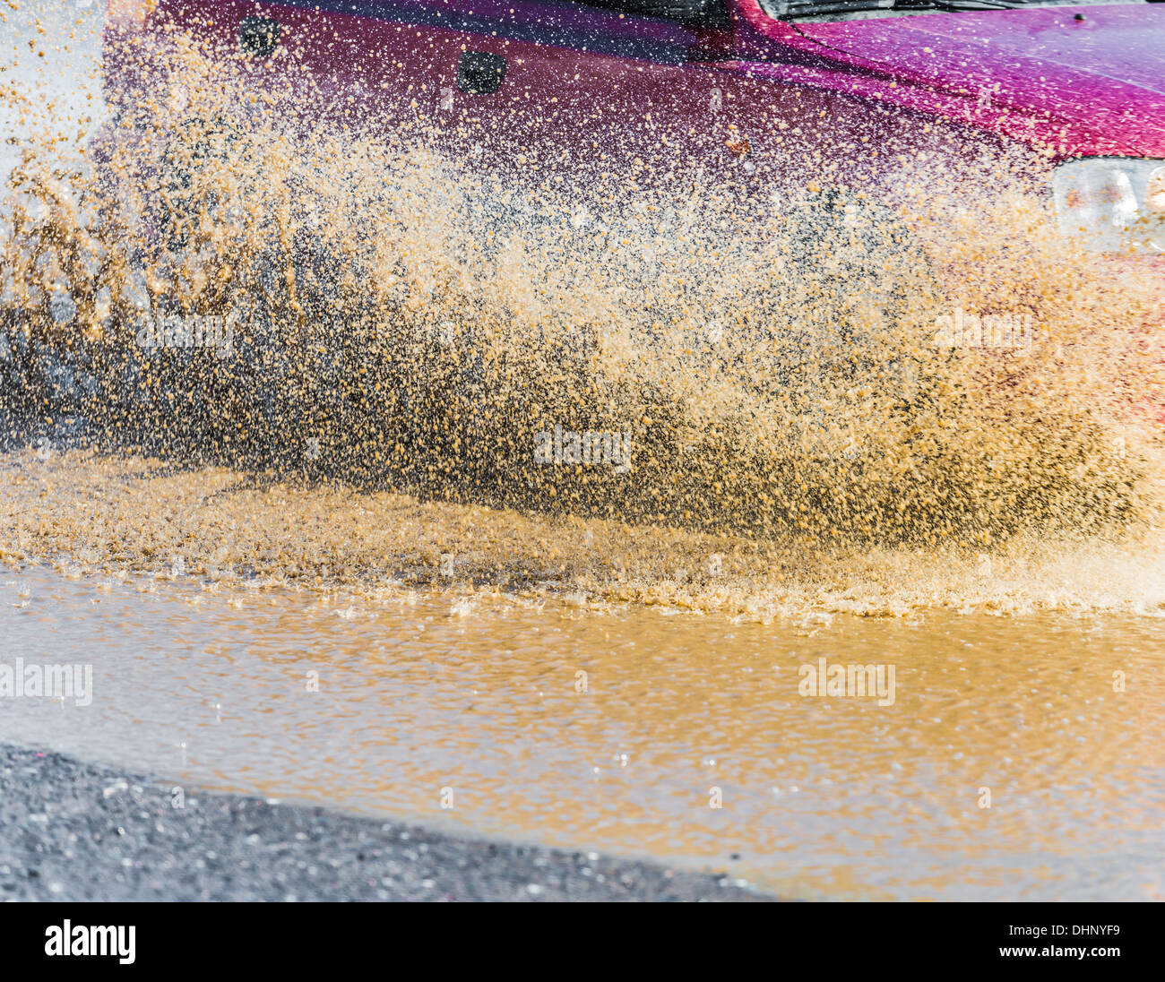 spray from the car Stock Photo - Alamy