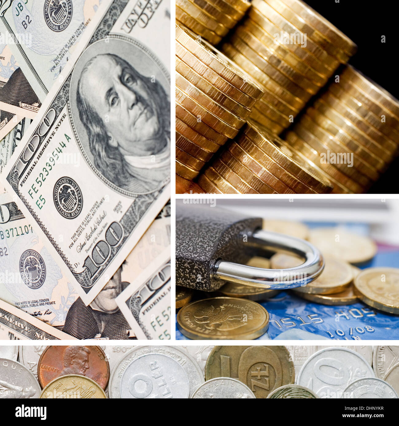 Collage personal finance hi-res stock photography and images - Alamy