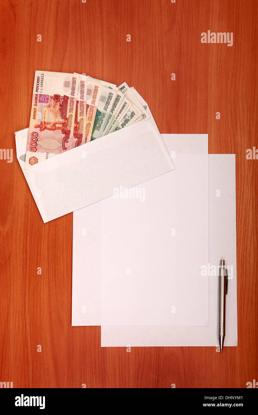 Envelope of cash russia hi-res stock photography and images - Alamy