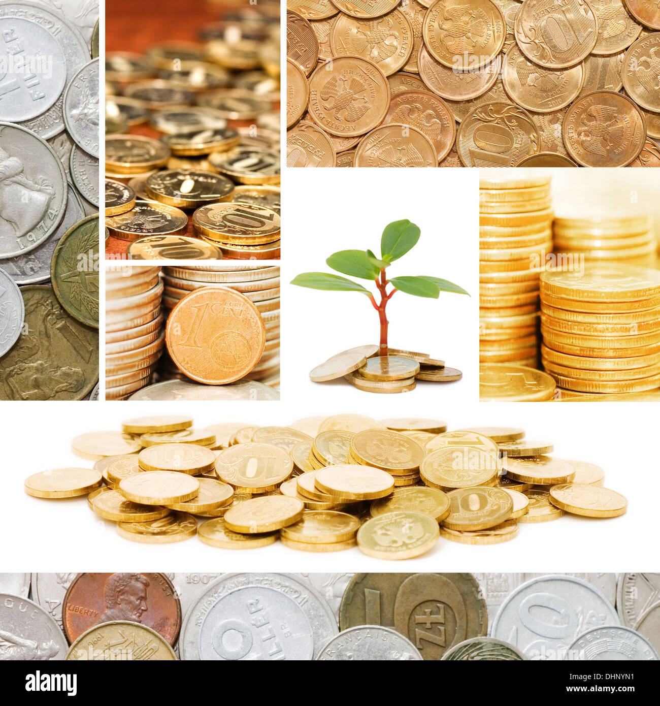Gold collage hi-res stock photography and images - Alamy