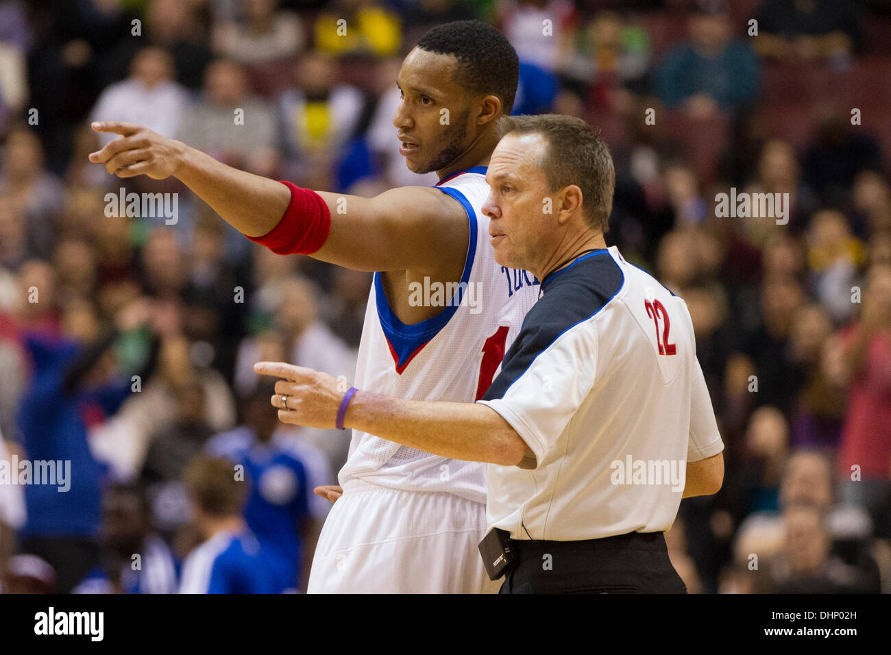 November 13, 2013: Philadelphia 76ers small forward Evan Turner (12 ...