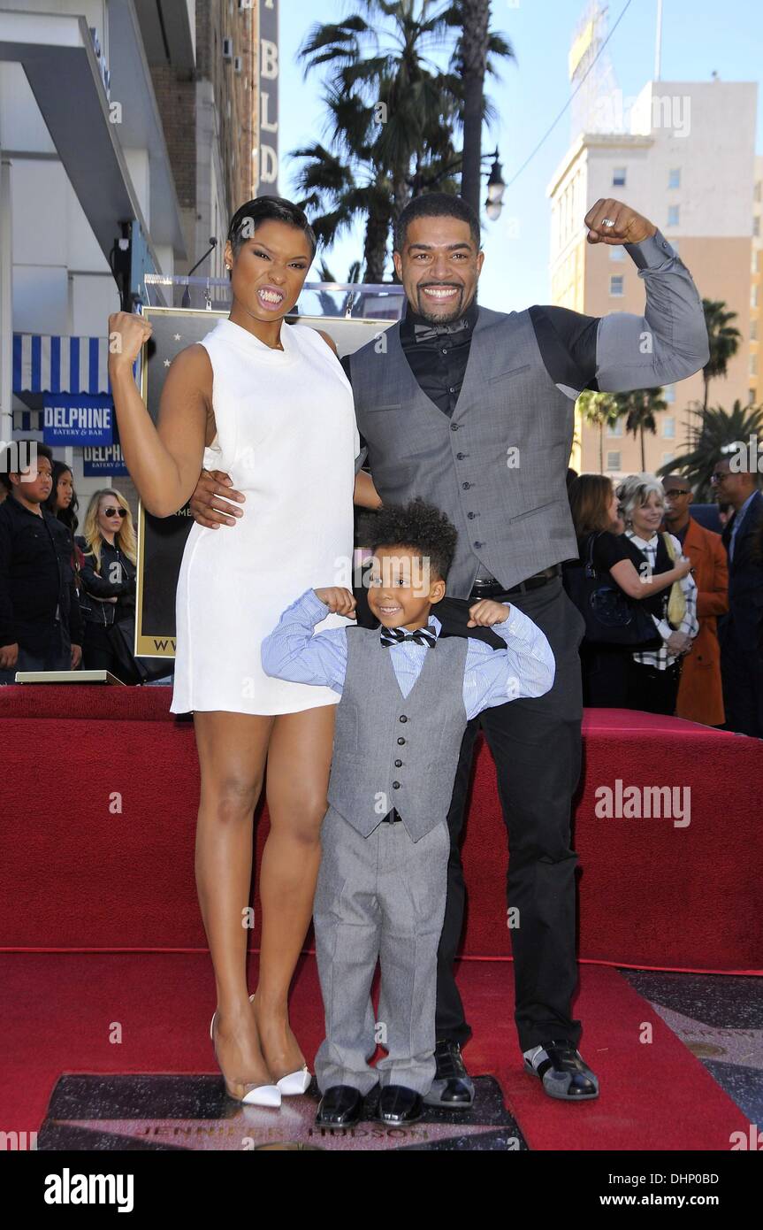 Los Angeles, CA, USA. 13th Nov, 2013. Jennifer Hudson, David Otunga Jr ...