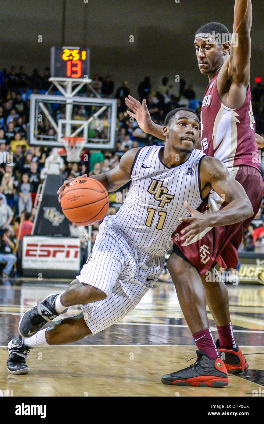 - Orlando, FL, U, . 13th Nov, 2013. S: FSU forward Robert Gilchrist (14 ...